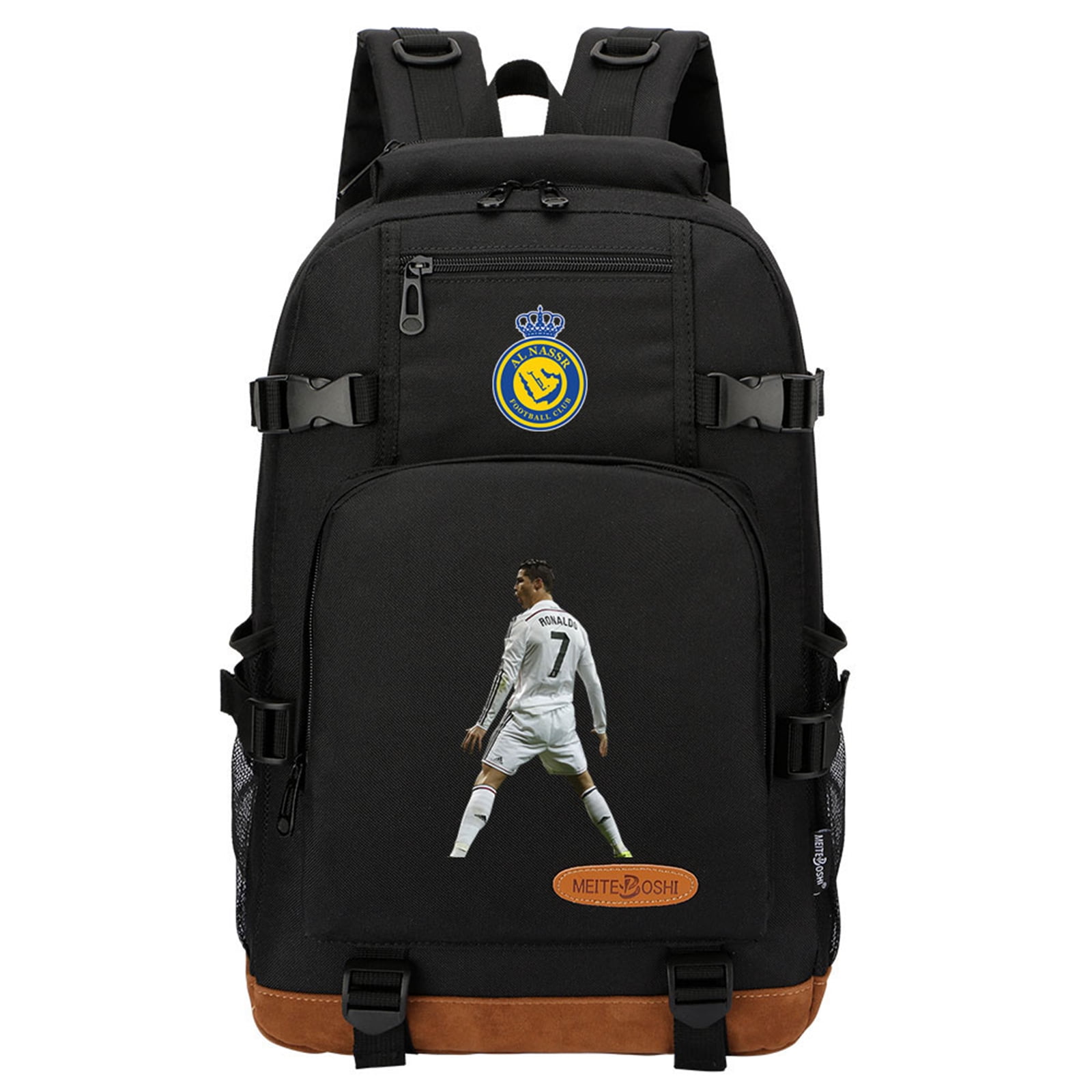 Back to School Rucksack Travel Knapsack Al-Nassr FC Laptop Computer ...