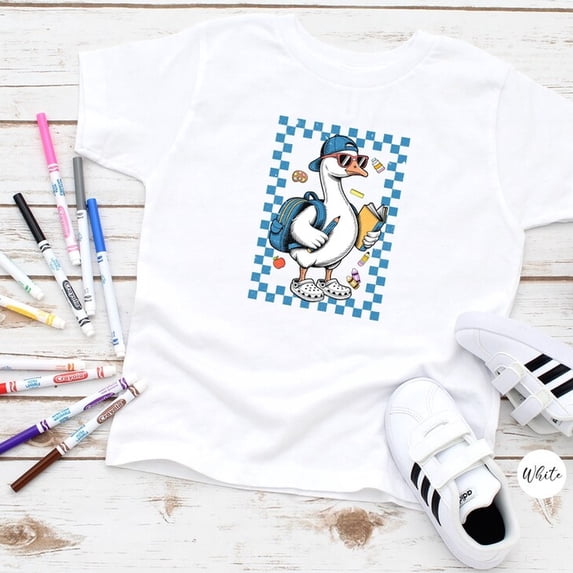 Back to School S1Hirt, Cute Goose School S1Hirt, Kindergarten S1Hirt ...