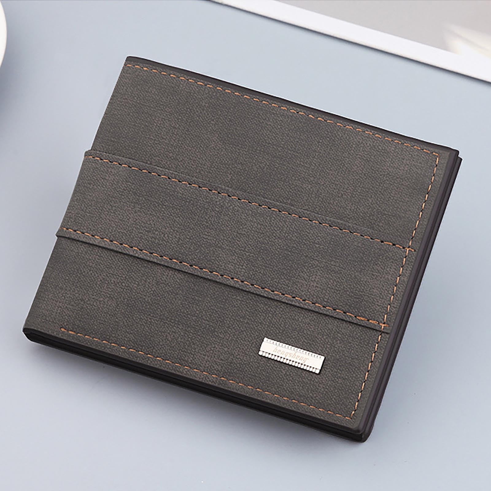 Back to School Savings! Dvkptbk Gift Bag Men's Wallet Short Vertical ...