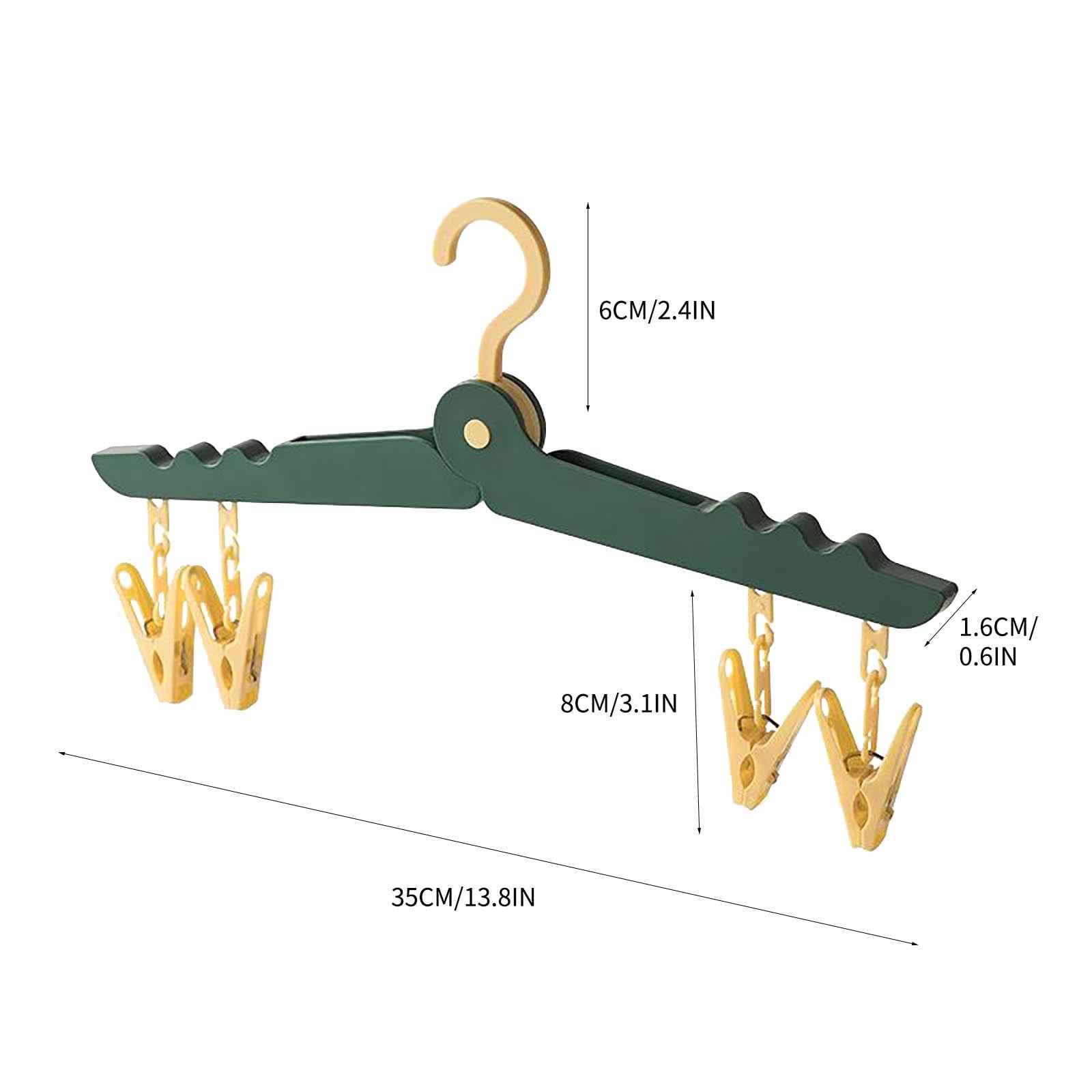 Christmas Savings Clearance! FELTREE Folding Clothes Hanger Portable ...