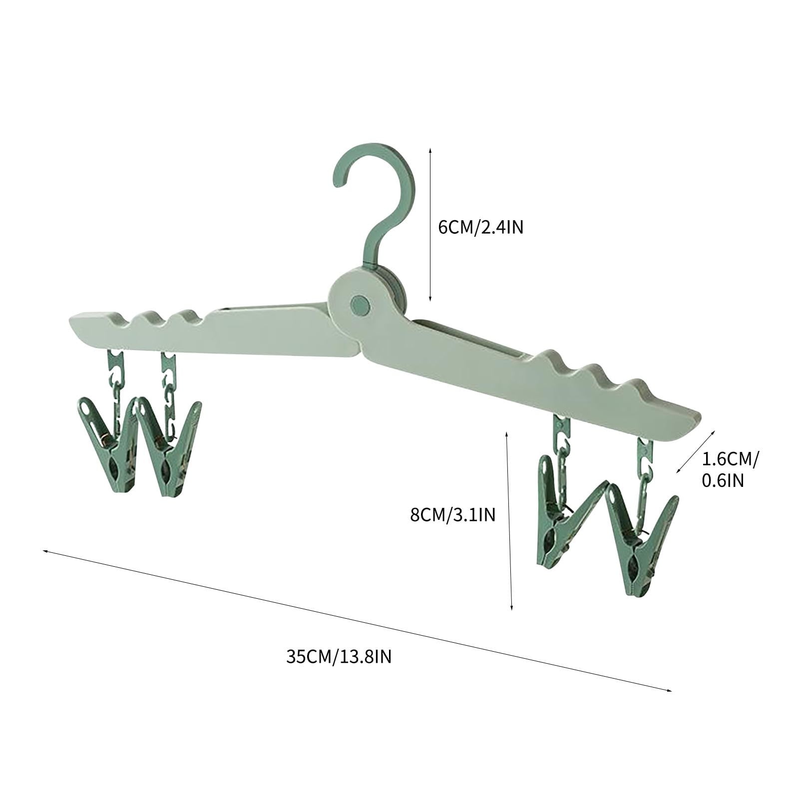 Christmas Savings Clearance! FELTREE Folding Clothes Hanger Portable ...