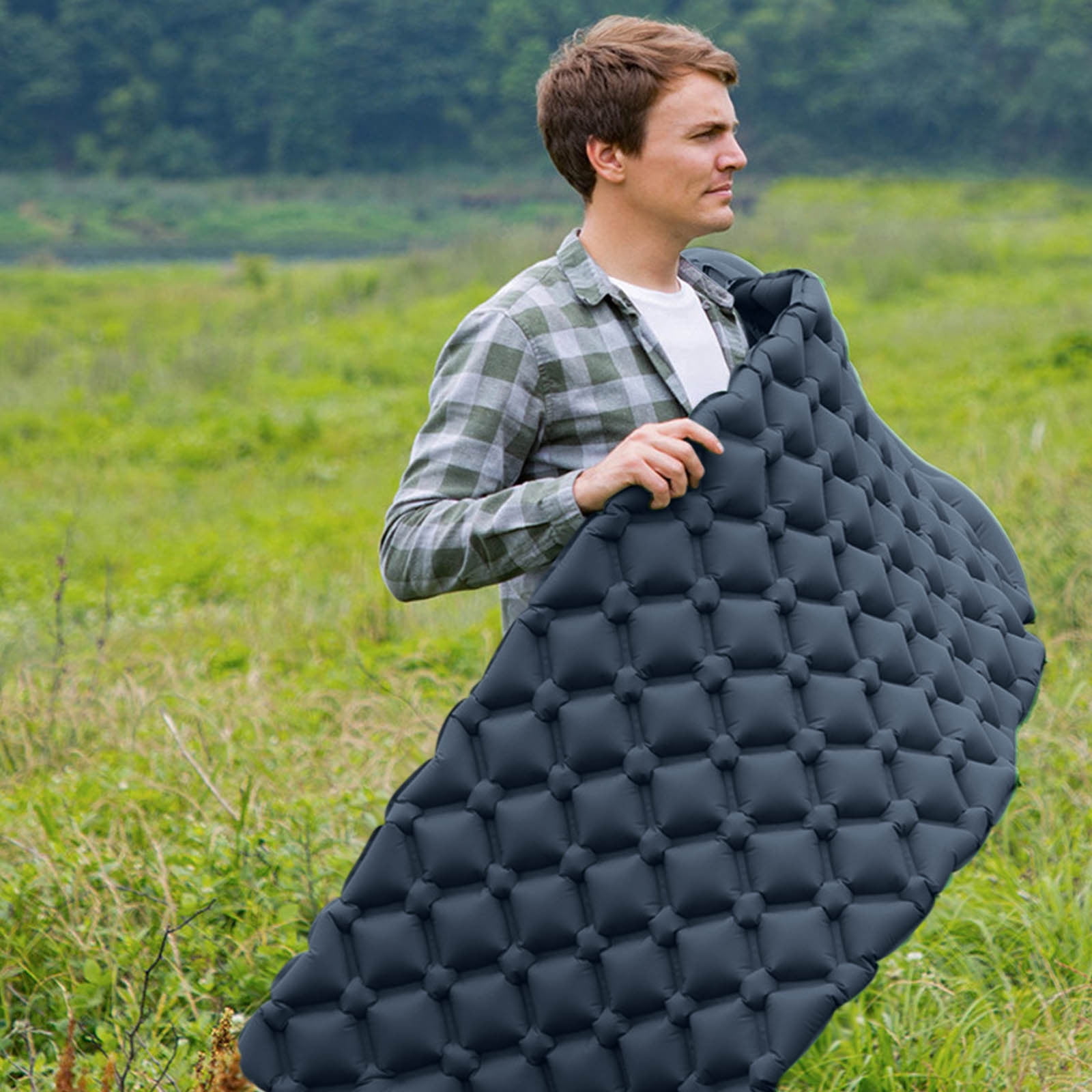 Back to School Savings! HBBKVI Camping Inflatable Sleeping Mats Outdoor ...