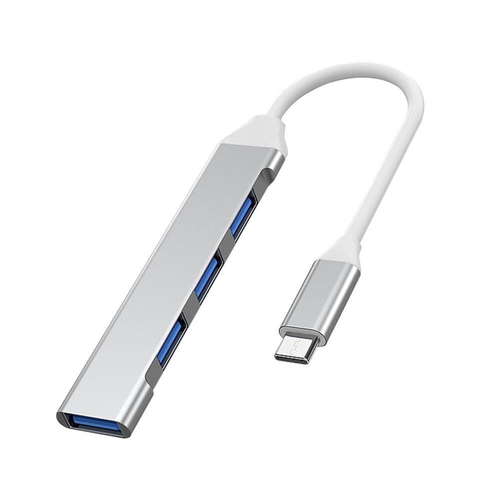 JOGZMZ Mini Type-c Hub Extensions, 4 Port USB, Type-c Adapter Station ...