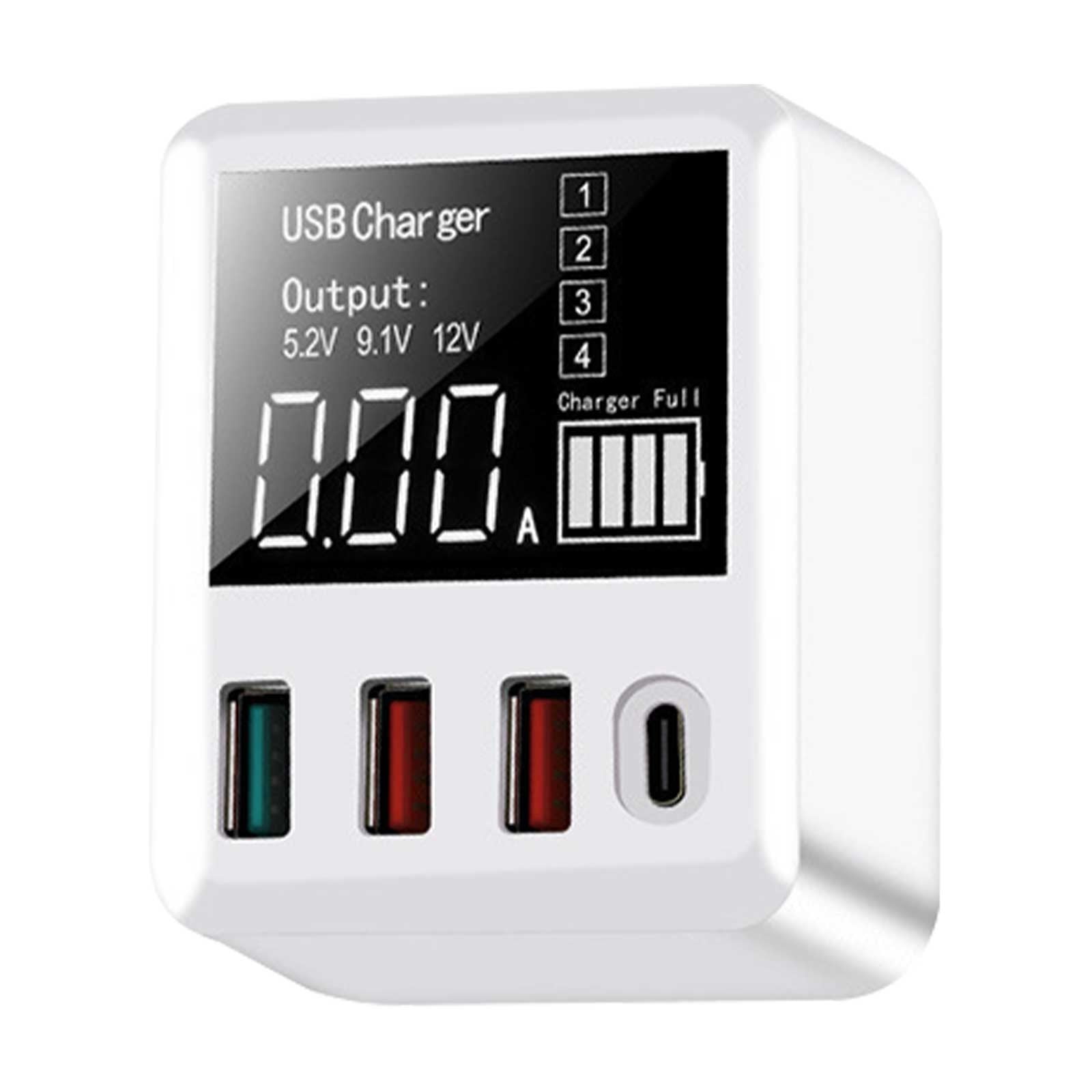 JOGZMZ Multi-port Fast Charge 4-port USB Intelligent Identification ...