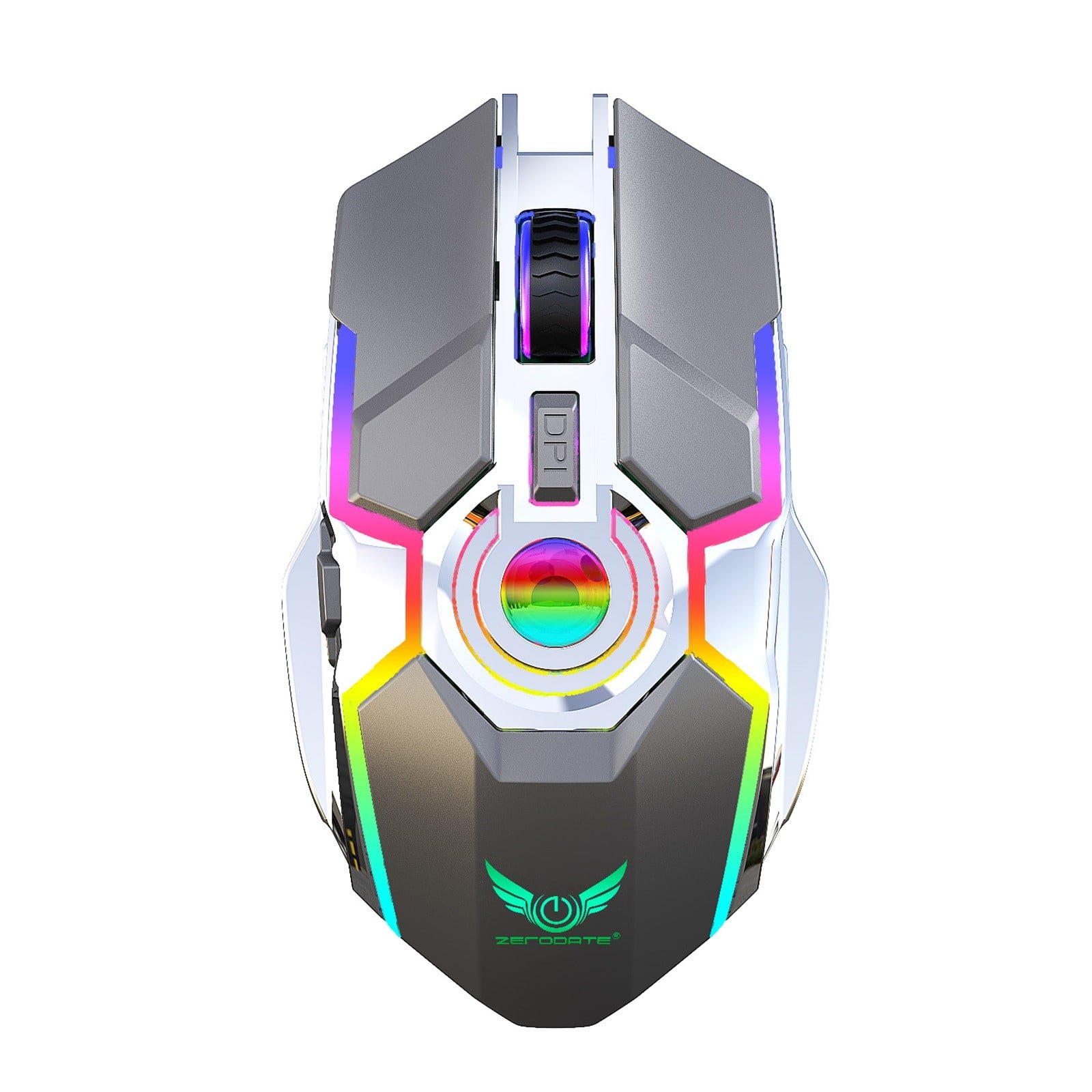 JOGZMZ ZERODATE-T30 Wireless Mouse Rechargeable RGB 2.4G Mouse ...