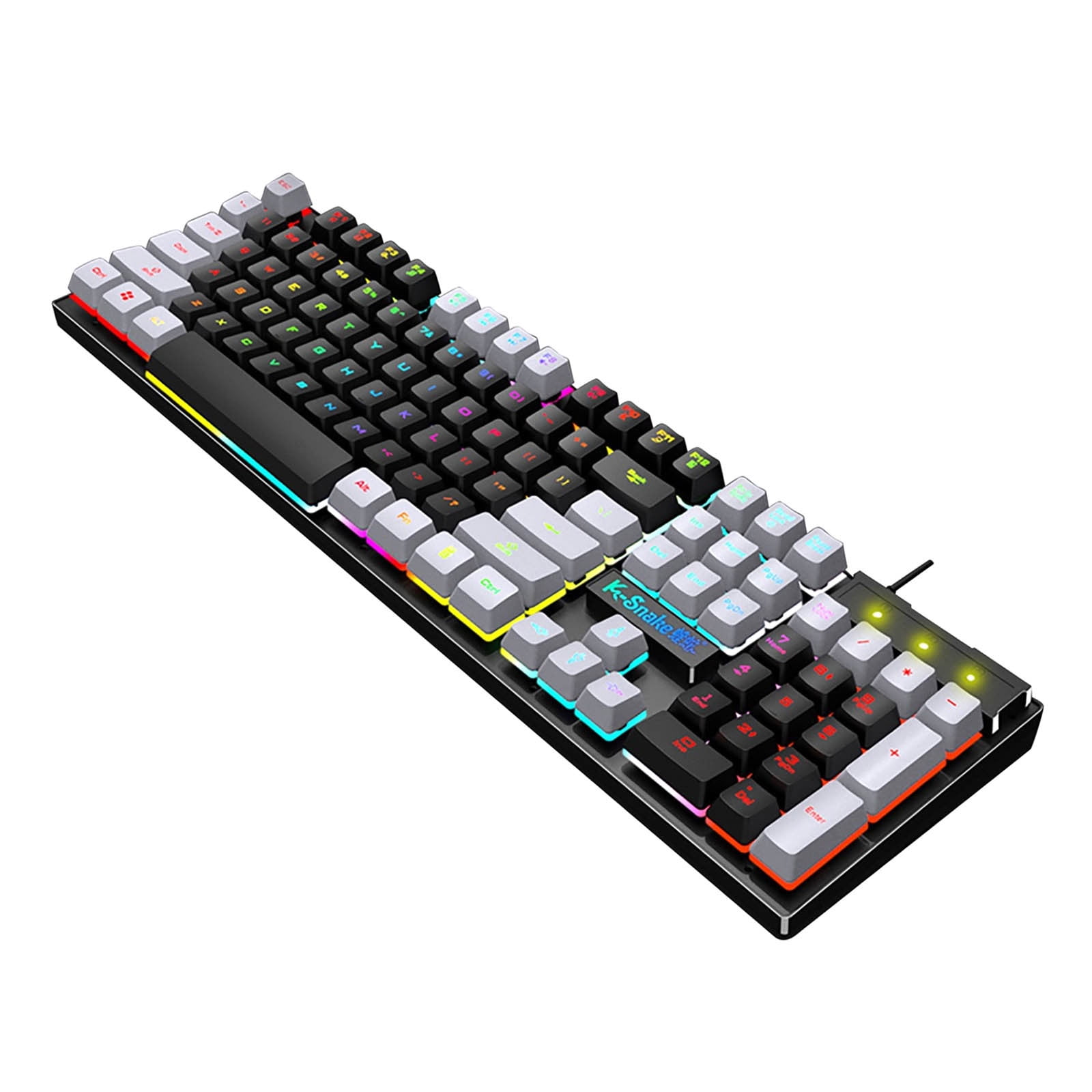 Back to School Savings! Outoloxit Gaming Keyboard 104 Keys Wired USB ...