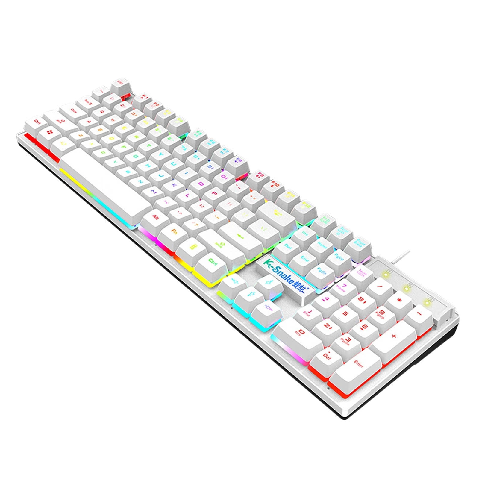 Back to School Savings! Outoloxit Gaming Keyboard 104 Keys Wired USB ...