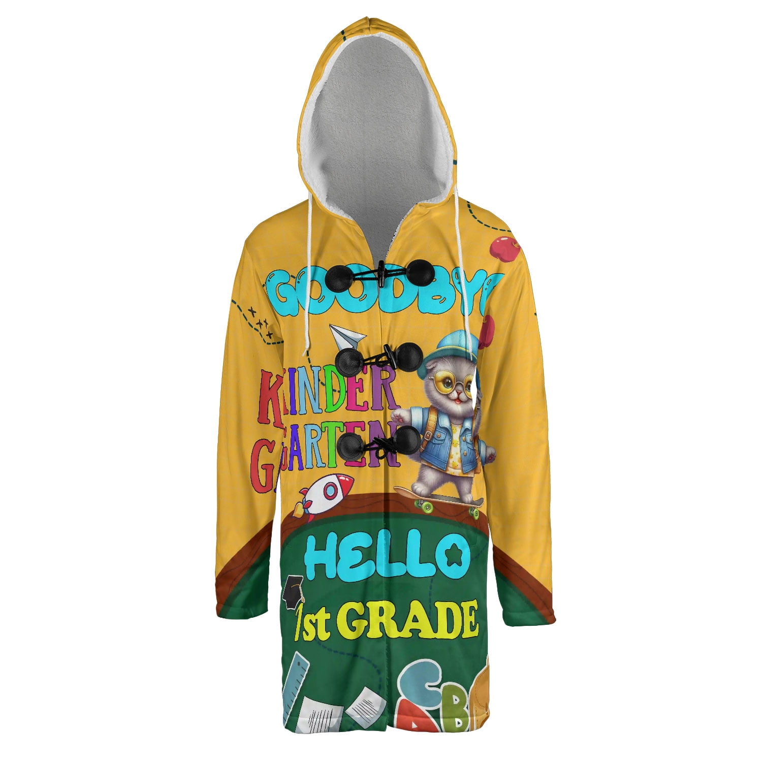 Back to School Scottish Fold Goodbye Kindergarten Hello 1st Grade All ...