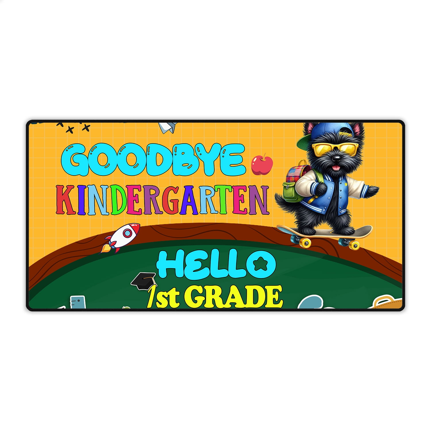 Back to School Scottish Terrier Goodbye Kindergarten Hello 1st Grade ...