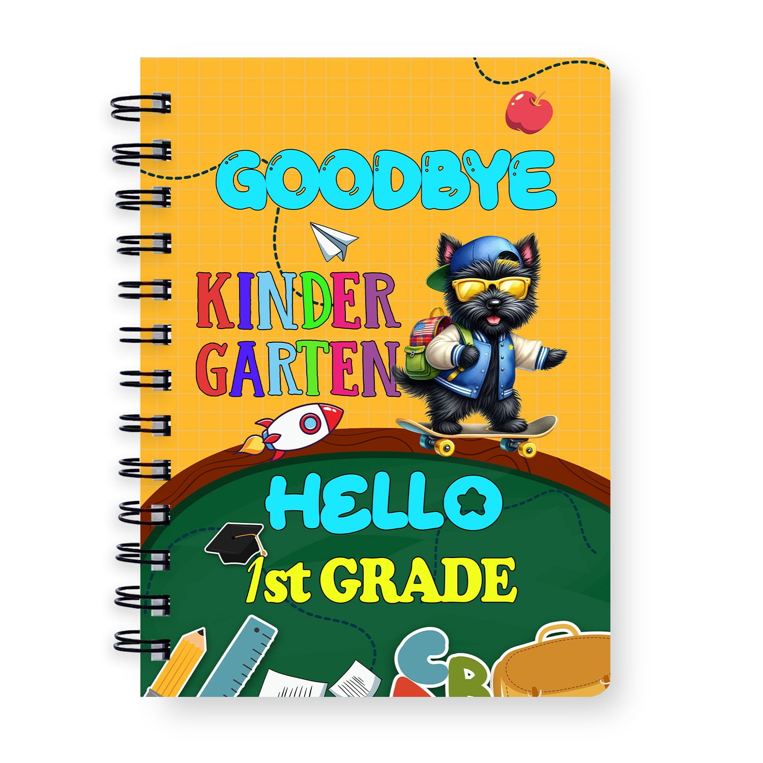 Back to School Scottish Terrier Goodbye Kindergarten Hello 1st Grade ...