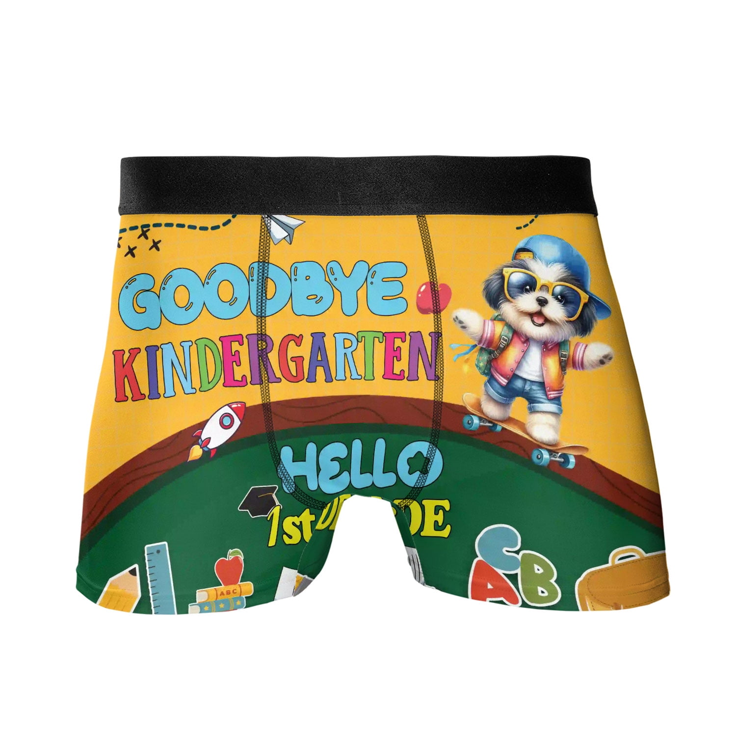 Back to School Shih Tzu Goodbye Kindergarten Hello 1st Grade All Over ...