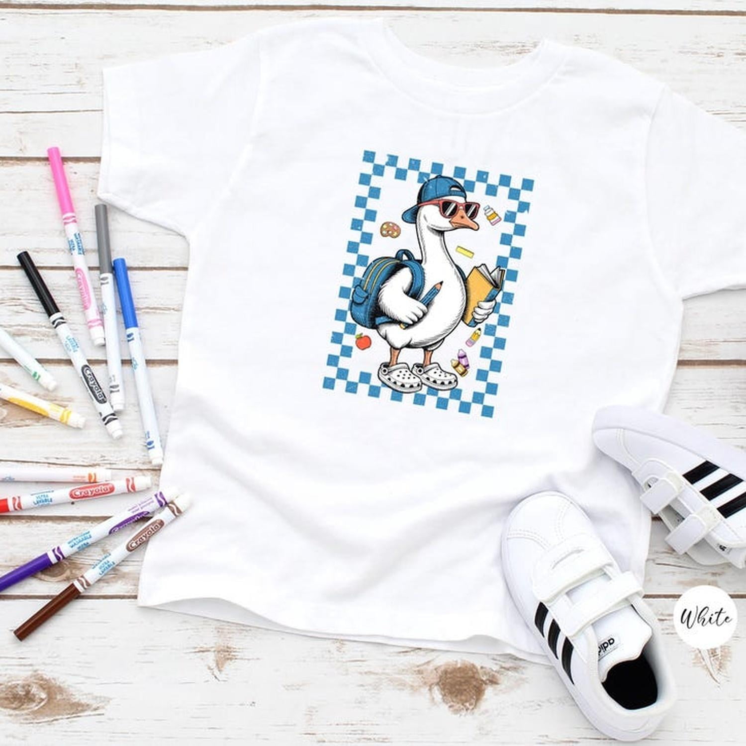 Back to School Shirt, Cute Goose School Shirt, Kindergarten Shirt ...