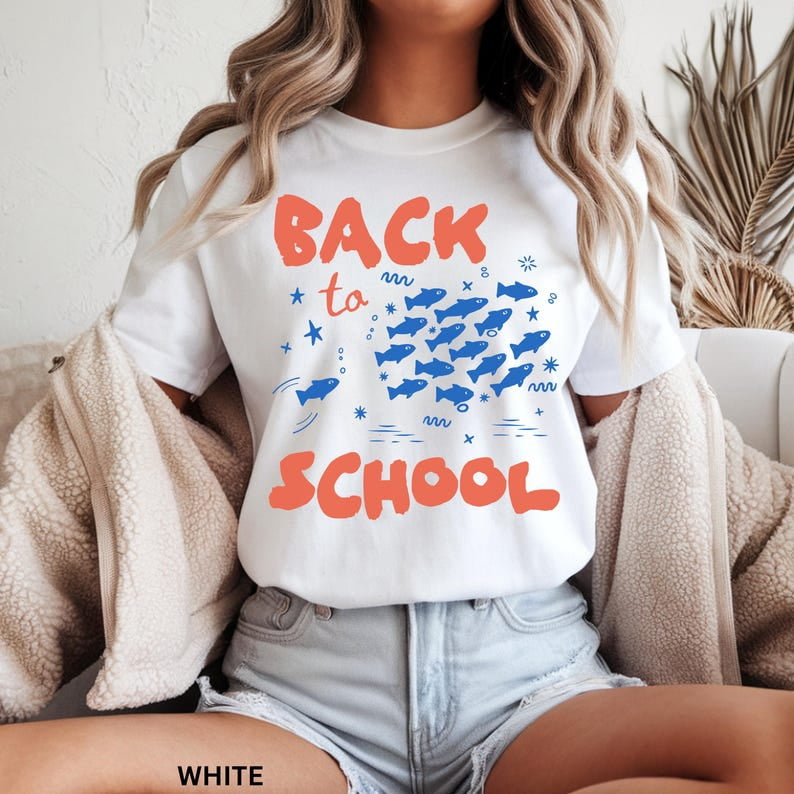 Back to School Shirt, First Day of School Group Matching Shirts, Doodle ...