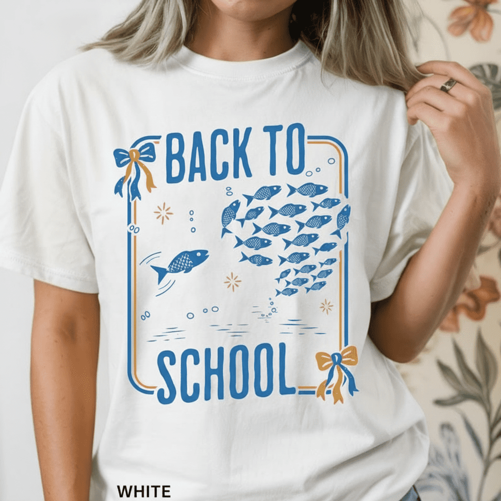 Back to School Shirt, School of Fish, First Day of School Group ...