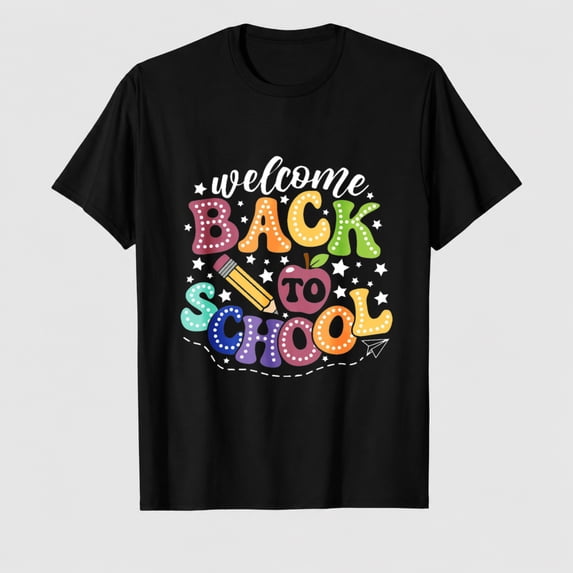 Back to School Shirt for Women Teacher First Day of School Tshirt ...