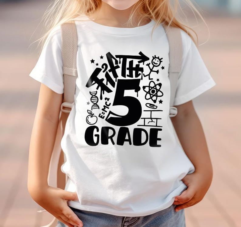 Back to School Shirts, Fifth Grade Shirt, Gift for Kids, Matching ...