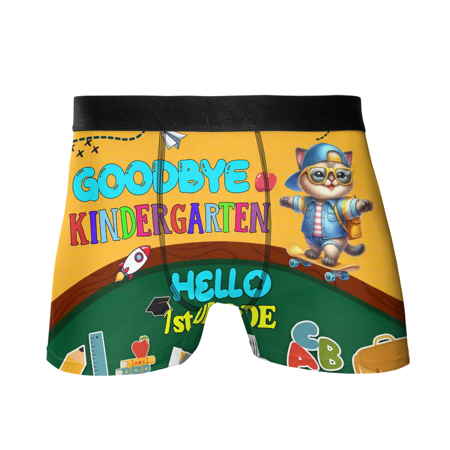 Back to School Siamese Goodbye Kindergarten Hello 1st Grade All Over ...