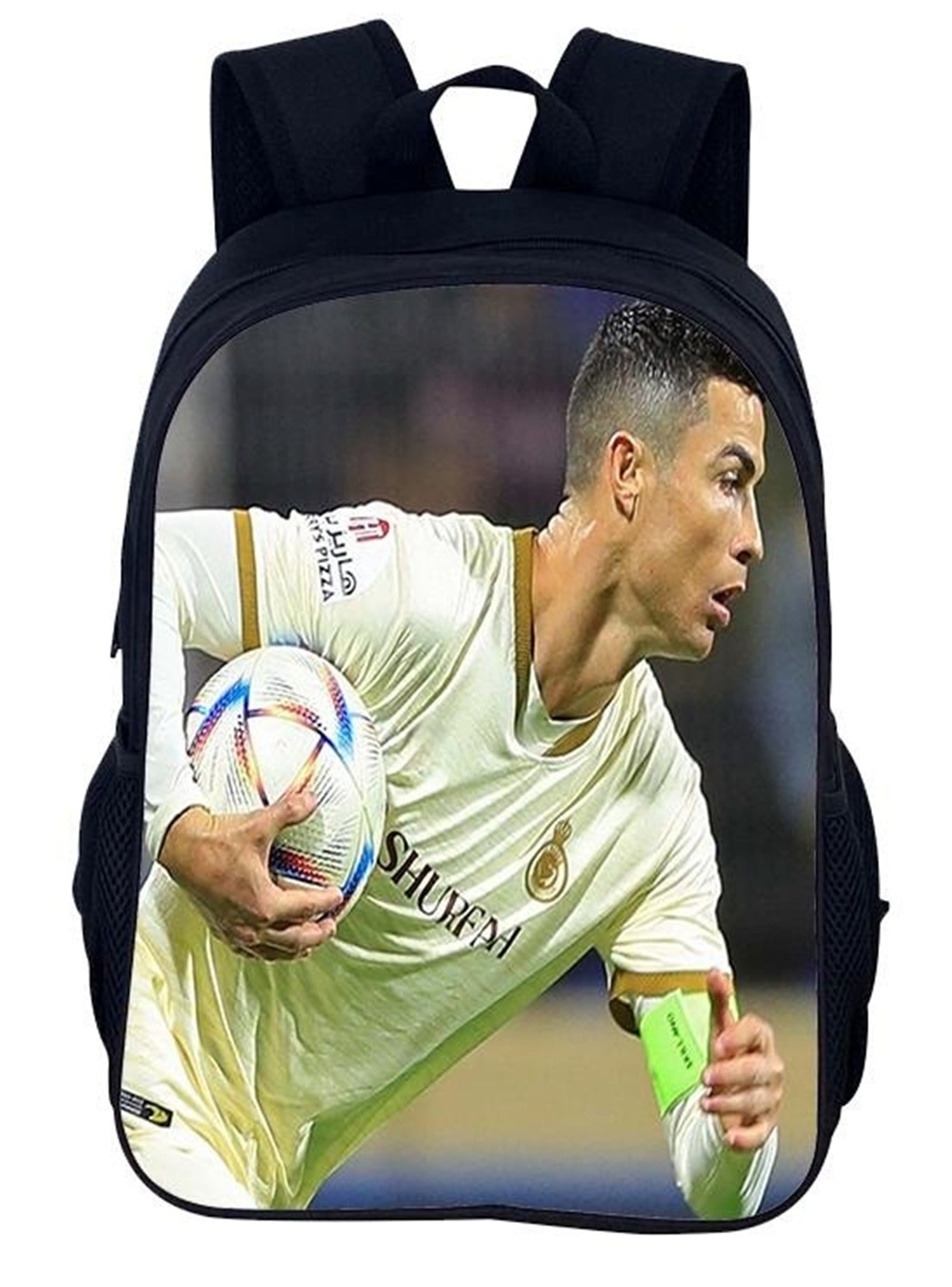 Back to School Student Bookbag Cristiano Ronaldo Classic Backpack for ...