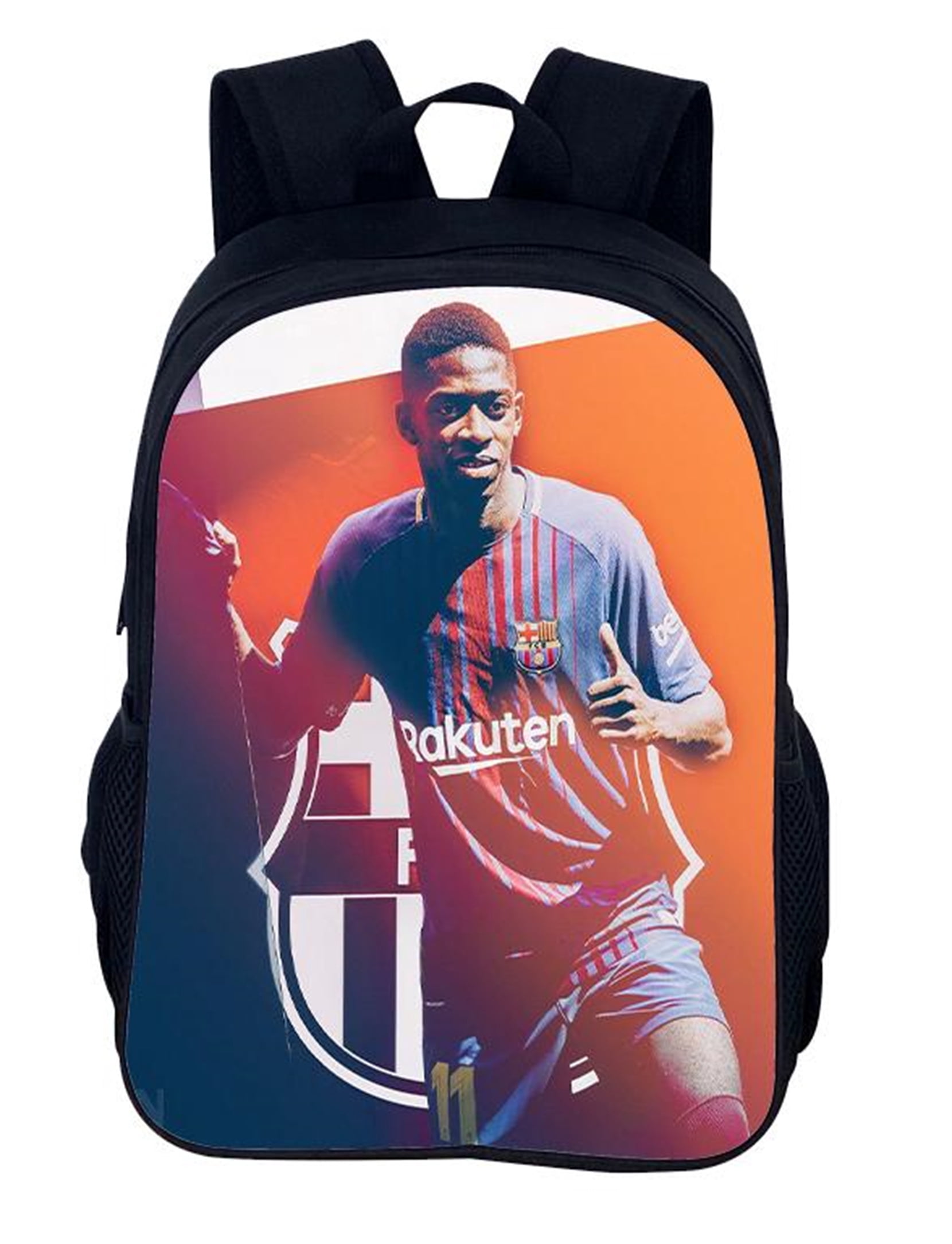 Back to School Student Canvas Book Bag Dembélé Football Star Backpack ...