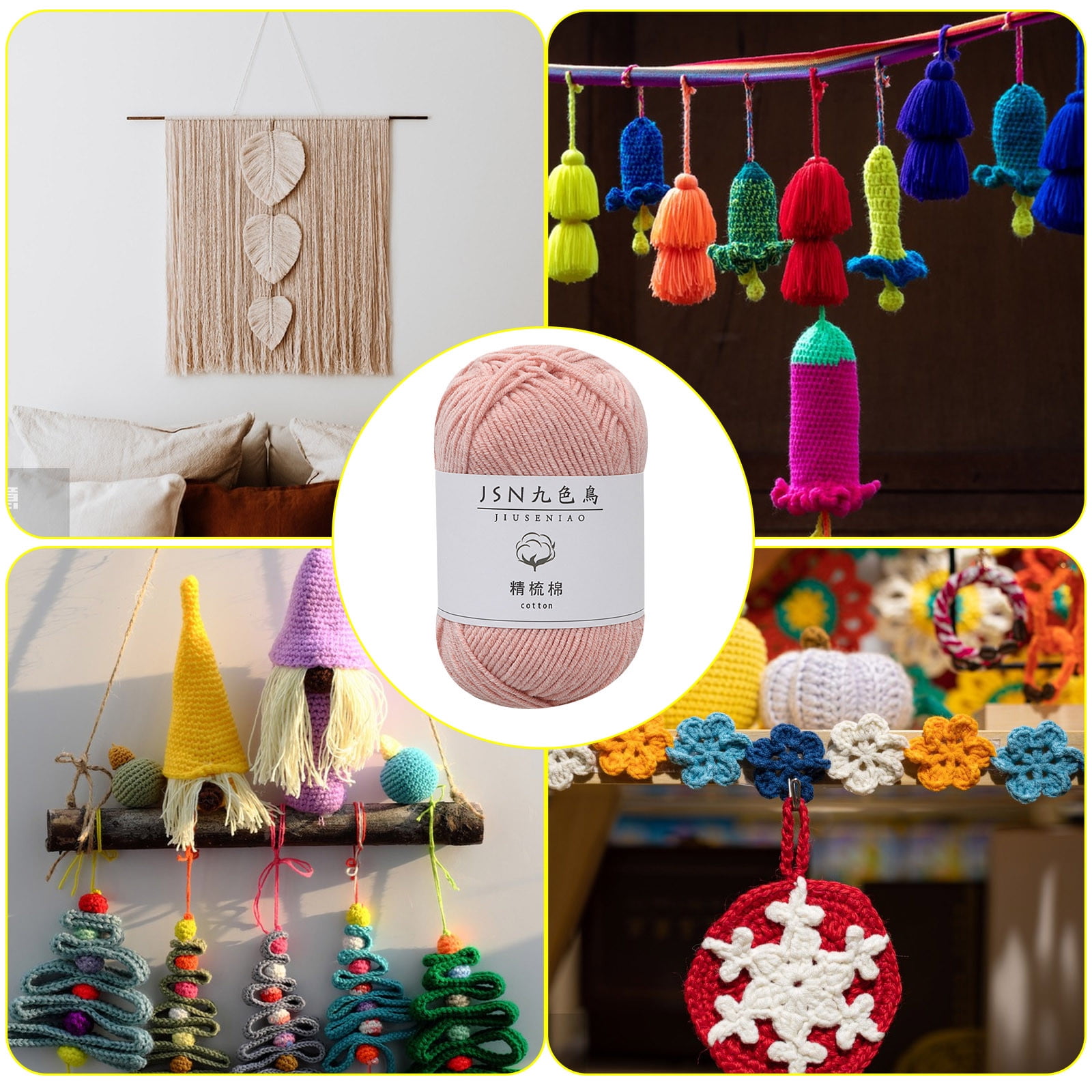 Back to School Supplies ABPWLY 4 Strands of Combed Milk Cotton Thread ...