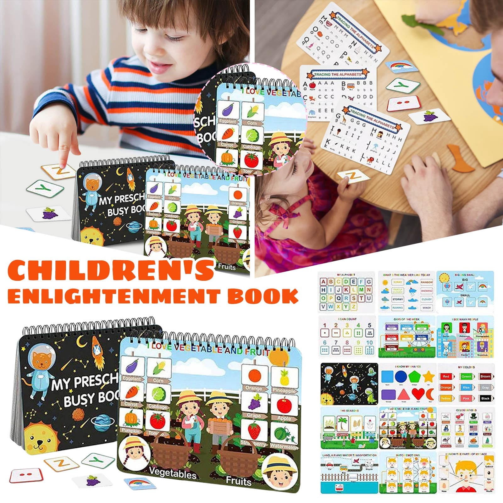 Back to School Supplies-Children's Growth Record Book Kindergarten ...