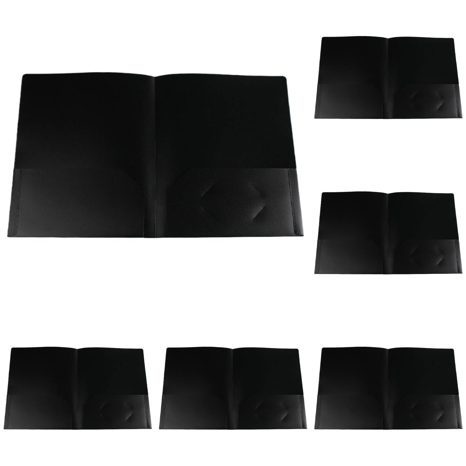 Back to School Supplies! Plastic Two Pocket Folder with Business Card ...