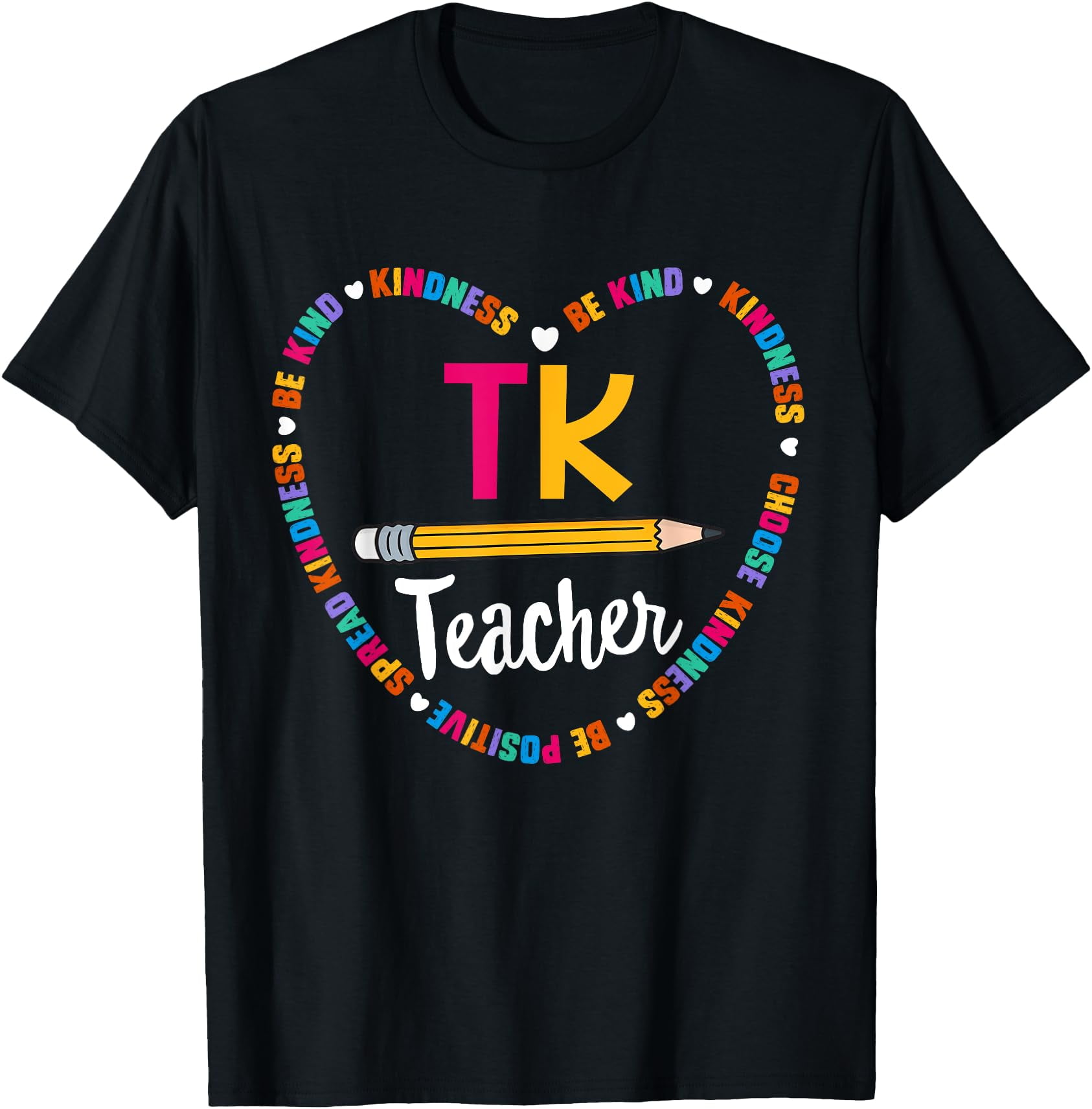 Back to School TK Teacher Transitional Kindergarten Squad T-Shirt,Black ...