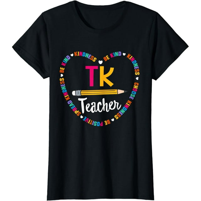 Back to School TK Teacher Transitional Kindergarten Squad T-Shirt ...