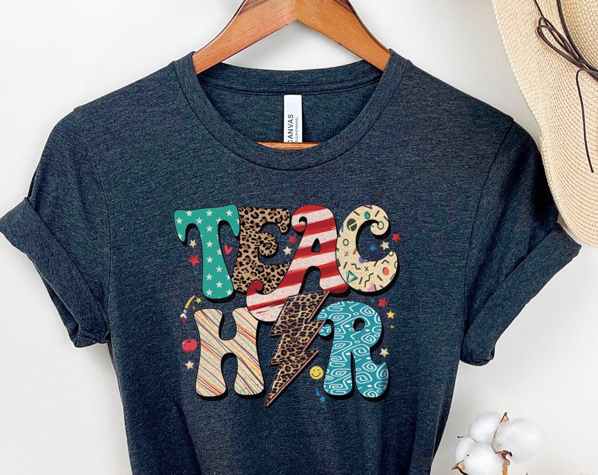 Back to School Teacher Gift Retro Teacher Shirts Gift for Teacher ...