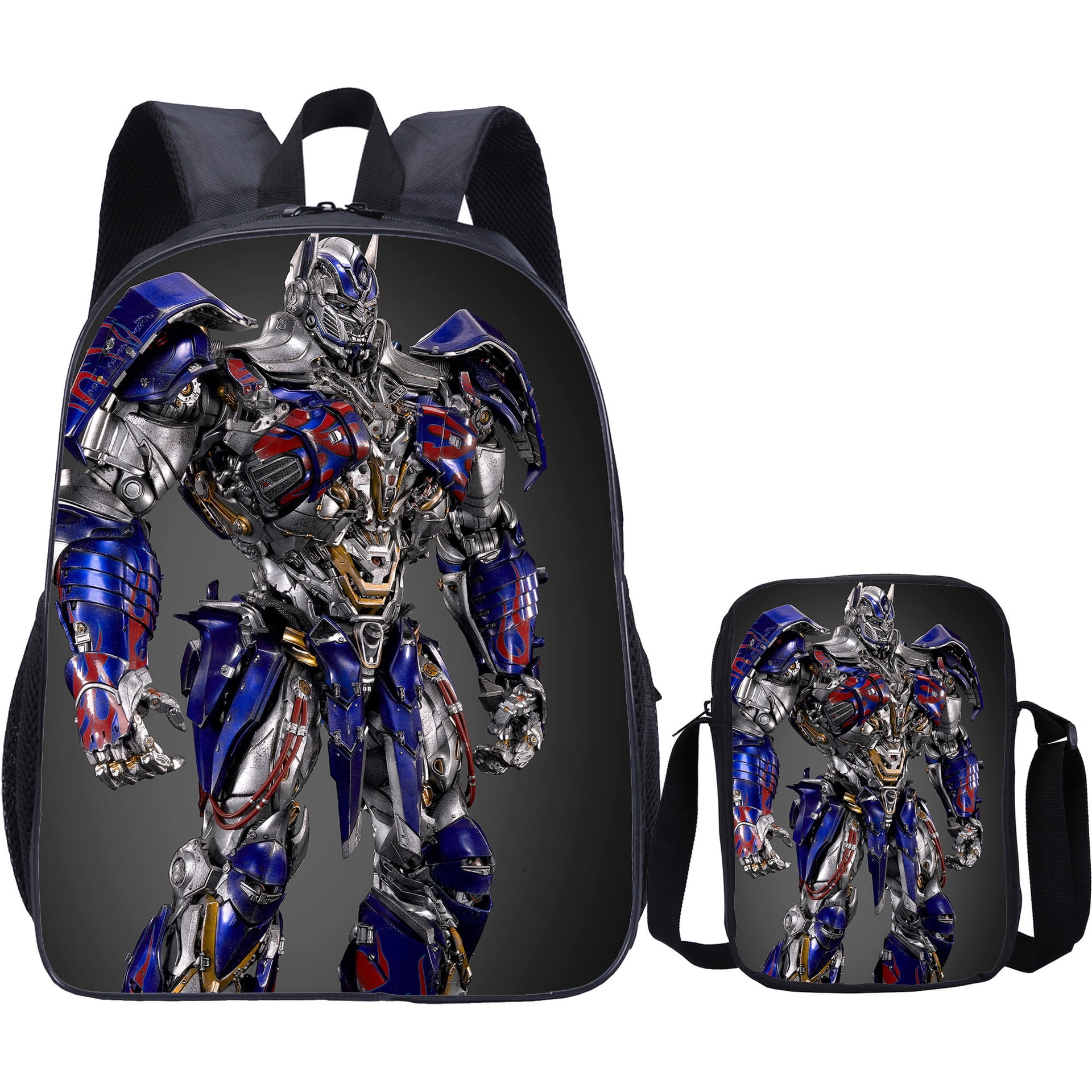 Back to School Transformers Backpack+Shoulder Bag 2Pcs Set,Optimus ...