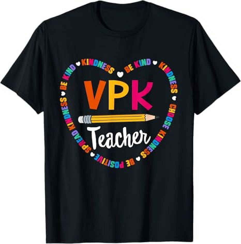 Back to School VPK Teacher voluntary PreKindergarten Squad T-Shirt ...
