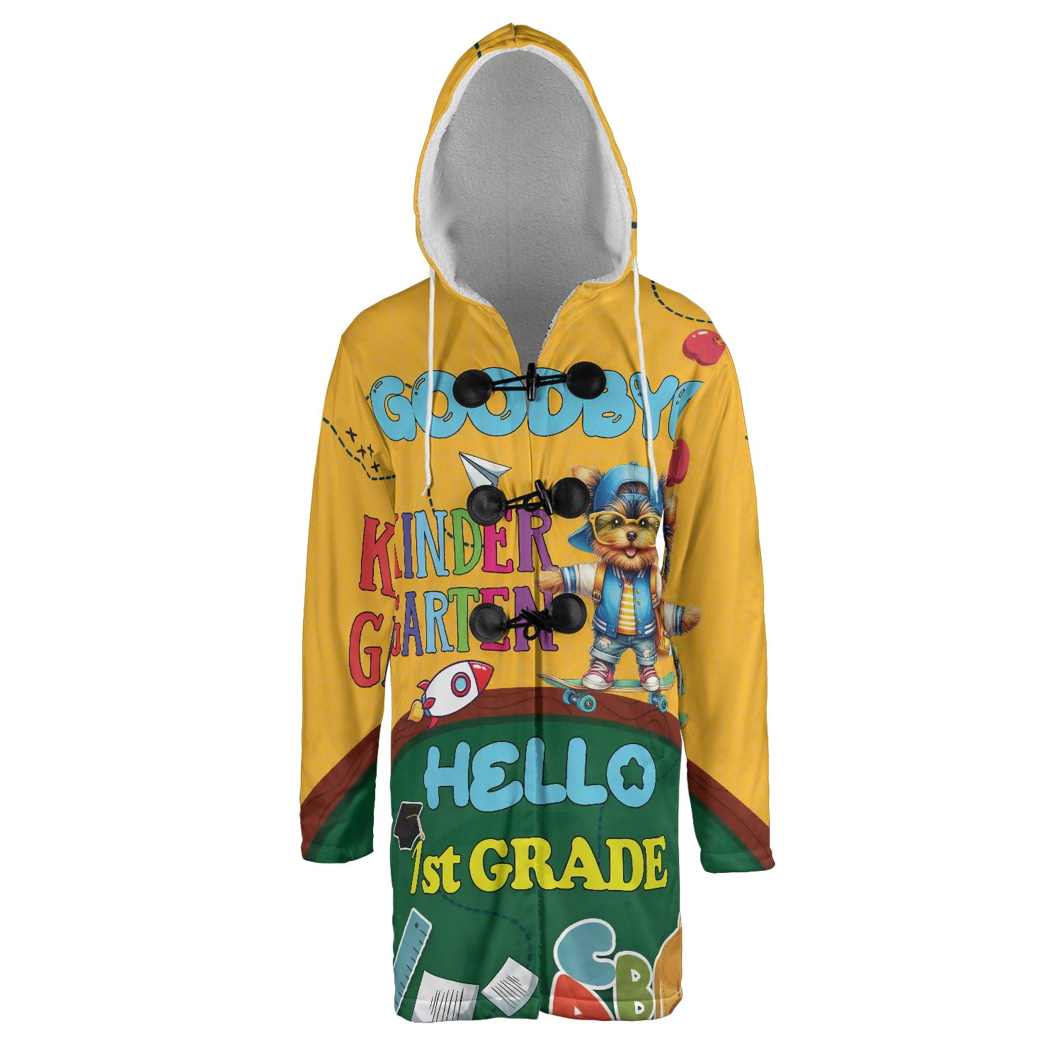 Back to School Yorkshire Terrier Goodbye Kindergarten Hello 1st Grade ...