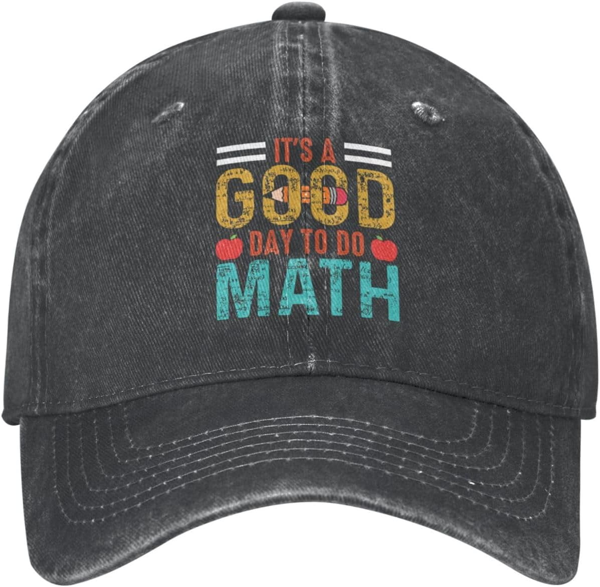 Back to Schools Teachers Womens Baseball Hats Its A Good Day to Do Math ...