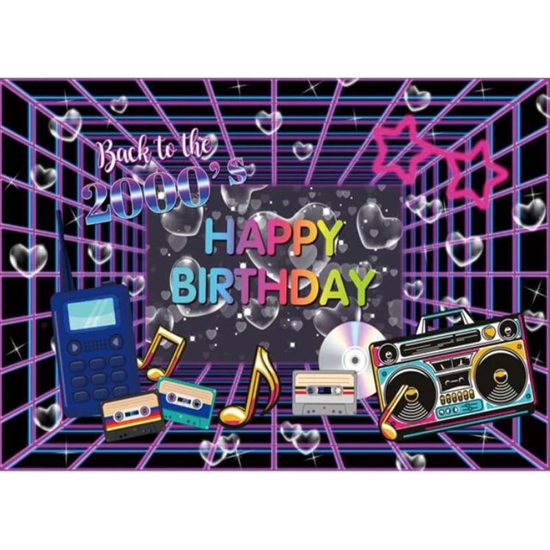 Back to The 90's Birthday Party Photography Backdrops Hip Hop 90th ...