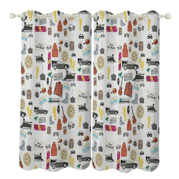 Back to The Future Paper Cut Illustration Study Room Living Kitchen ...