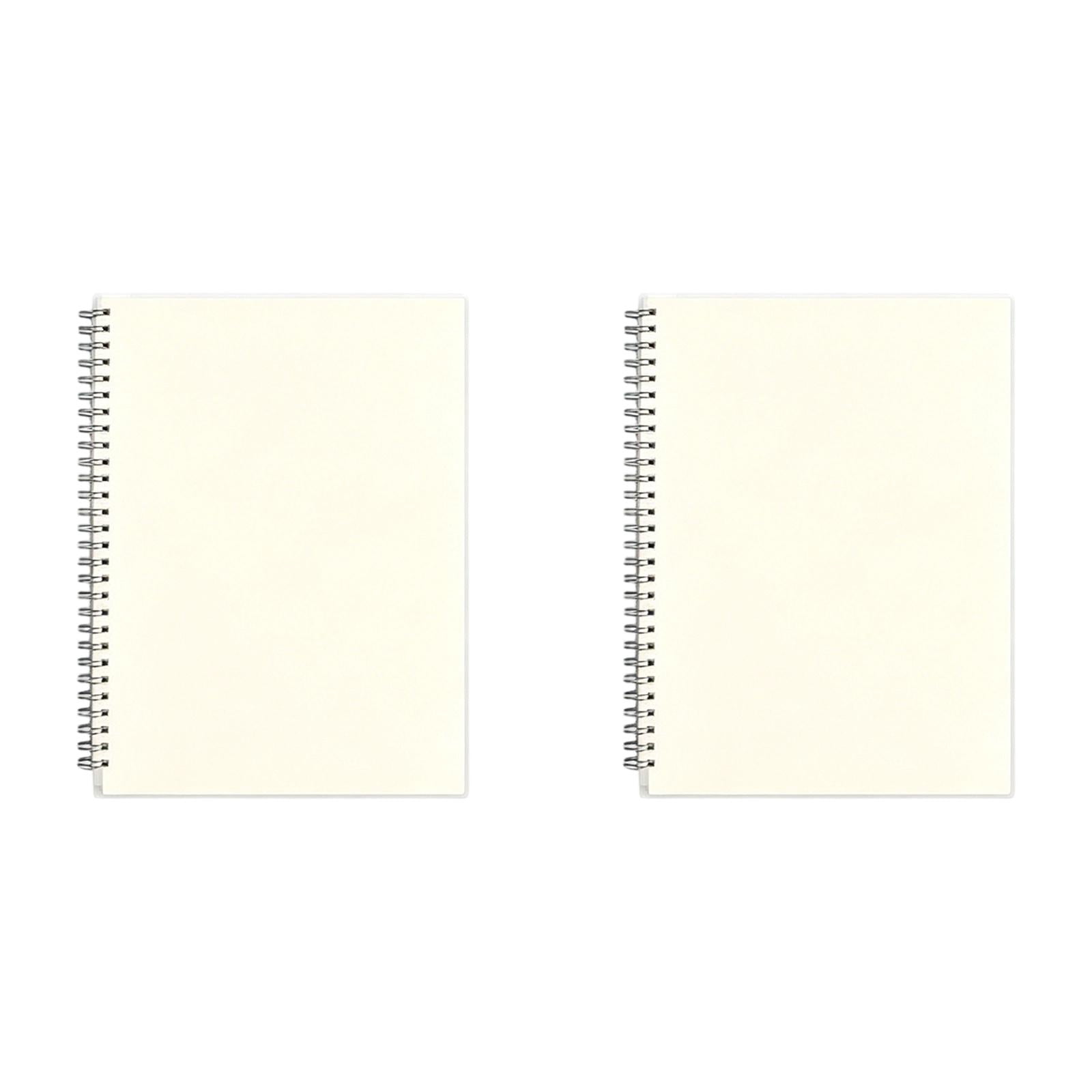 Back-to-schol!A6 Plastic Cover Sewed Notebook, Thickened Softcover for ...