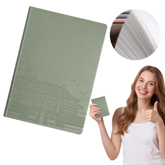 Back-to-schol!A6 Thickened Softcover Sewed Notebook, 80 Pages Lined ...