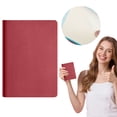 Back-to-schol!A7 100-Sheet 10-Color Leather Notebook, with Pen Case ...