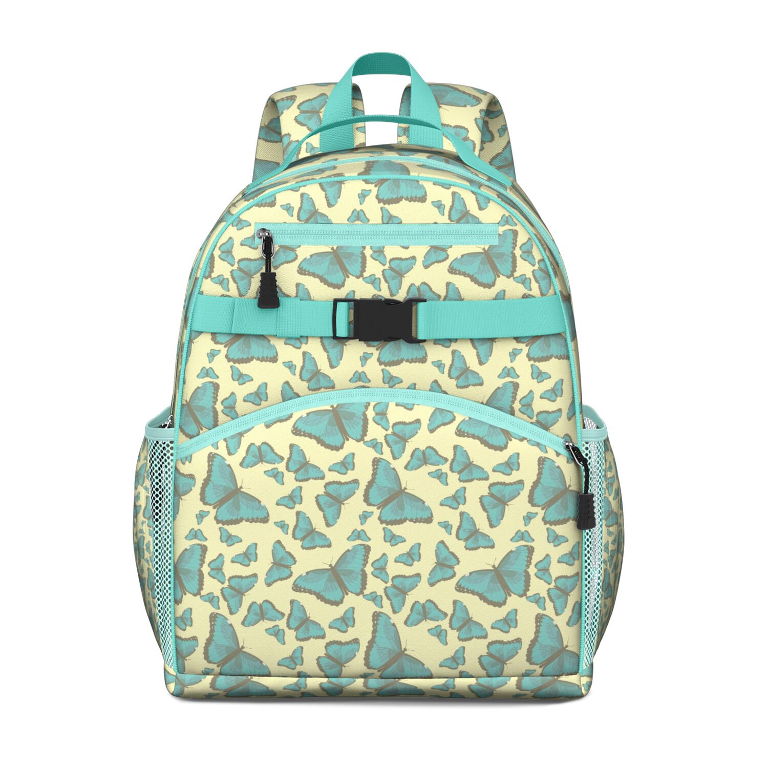 Back to school butterfly backpack, cute butterfly pattern, lightweight ...