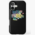 Back to the 90s Graphic Retro Design Tough iPhone Case for 17/15/14/13 ...