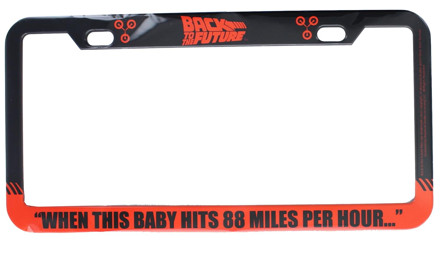 Back to the Future 88 MPH License Plate Frame - Walmart.com