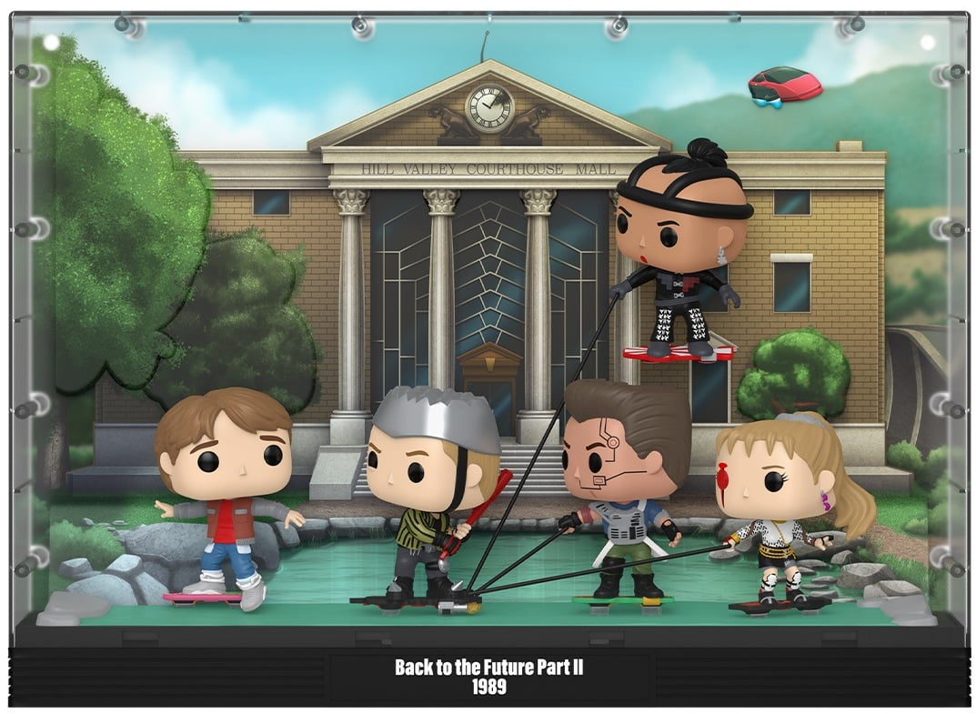 Funko POP! Moments Deluxe: Back to the Future II - Hoverboard Chase ...