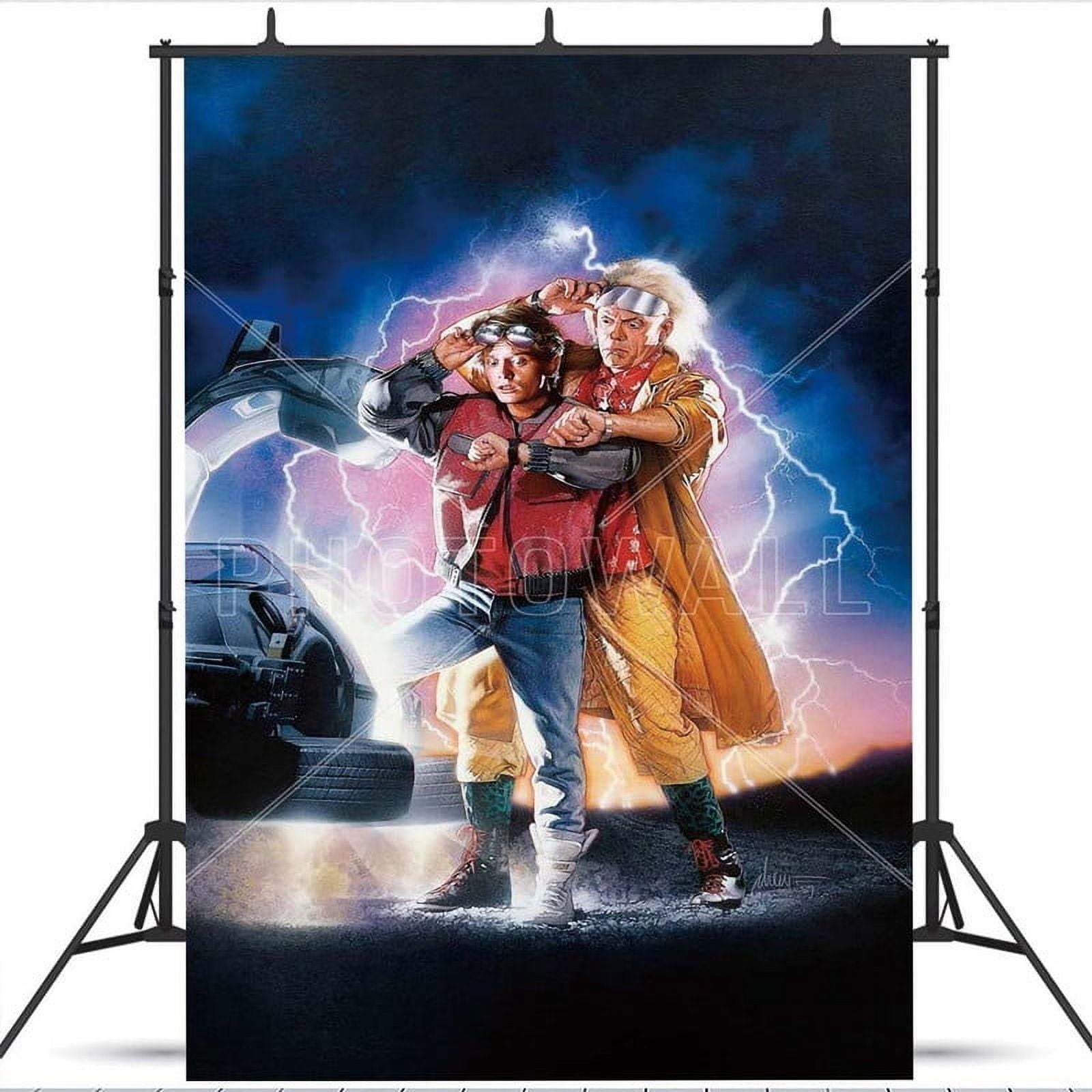 Back to the Future Party Supplies Backdrop Banner Poster Birthday ...