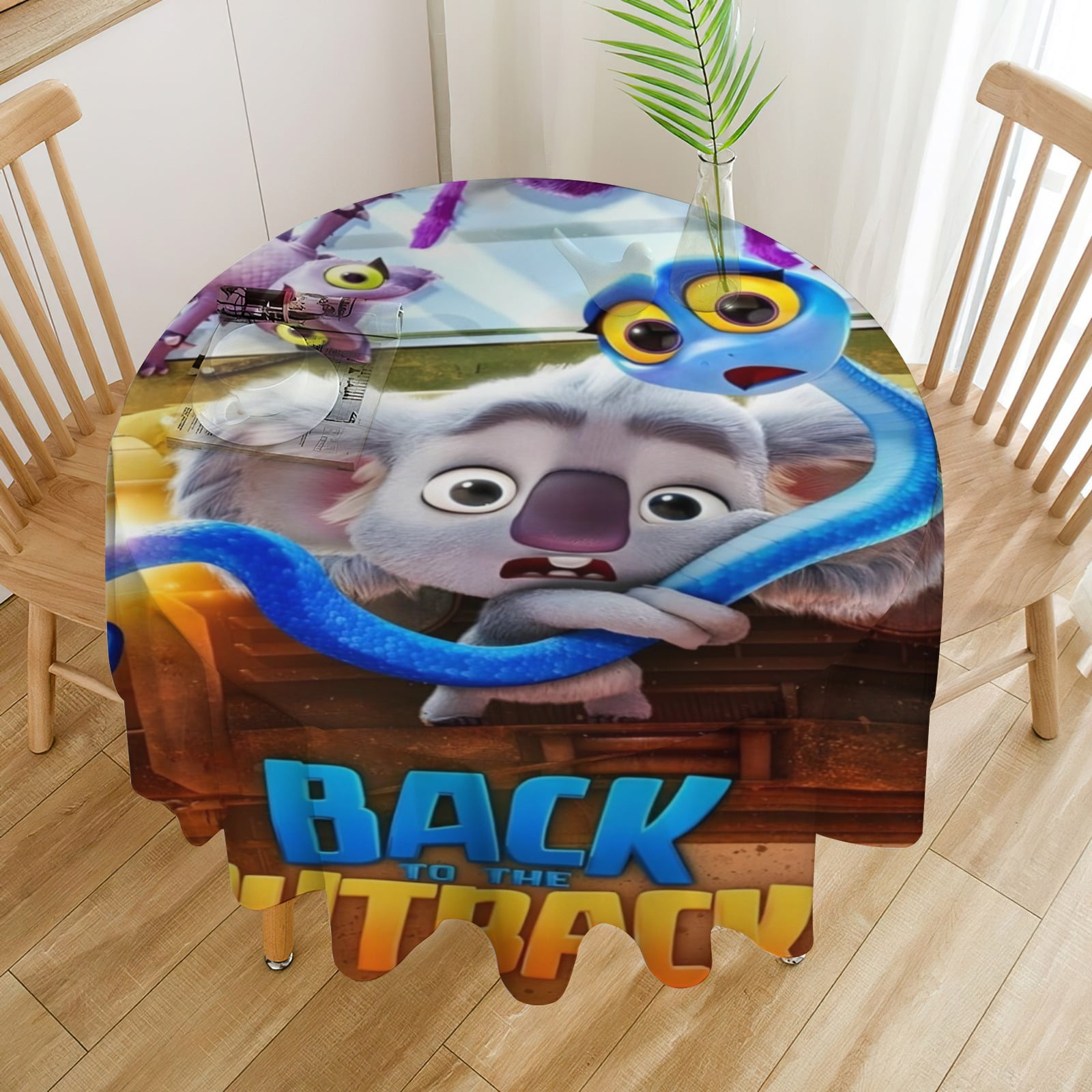 Back to the Outback square tablecloth has an iconic print, fits most ...