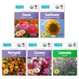Back to the Roots Organic Flower Seeds Variety Pack (5 Pack) - Walmart.com
