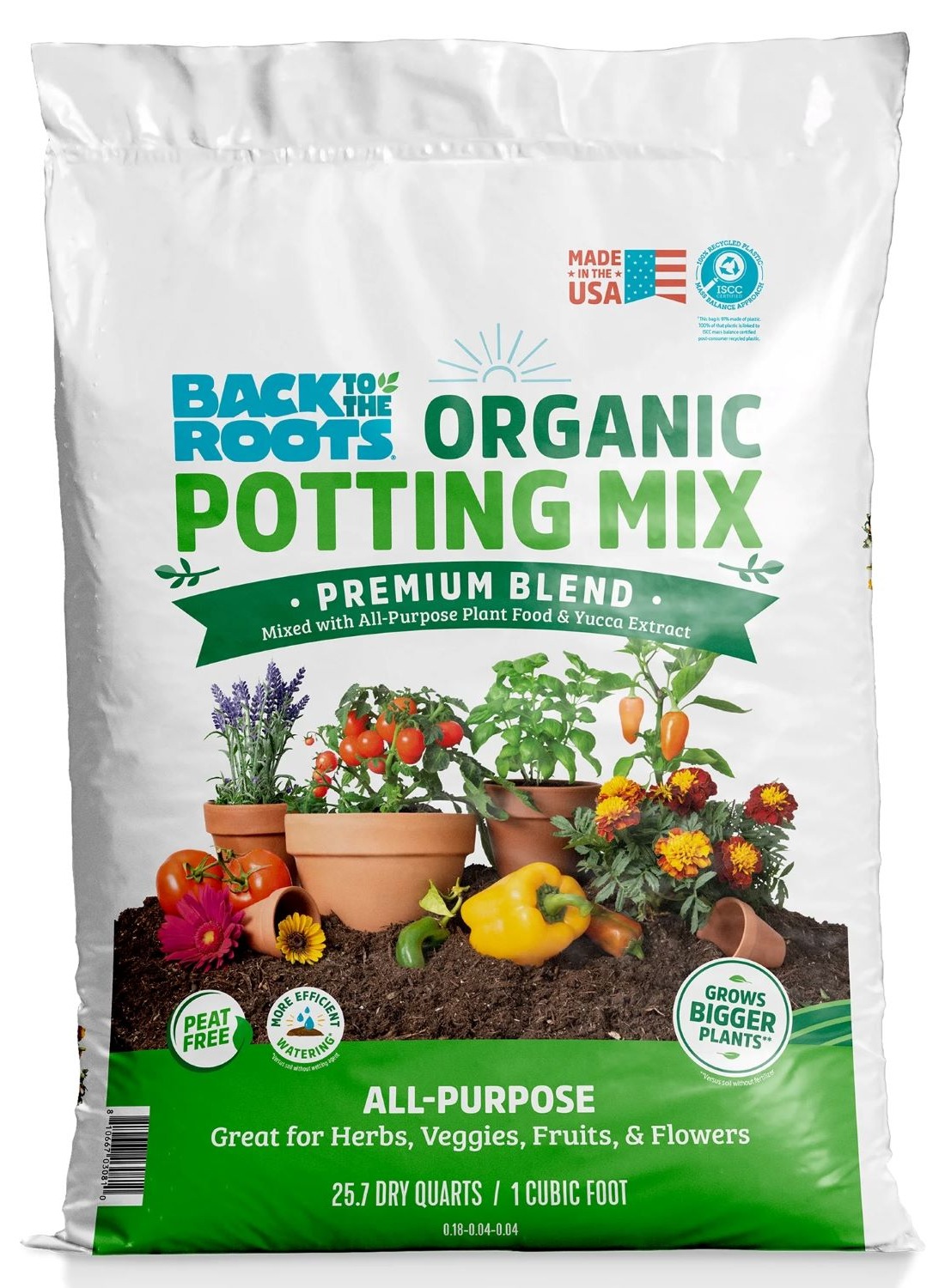 Burpee Organic Premium Potting Mix, 8 Quart - Walmart.com