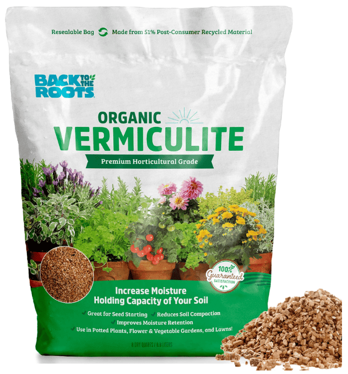 Back to the Roots Organic Vermiculite for Garden Soil, 8 qt - Walmart.com