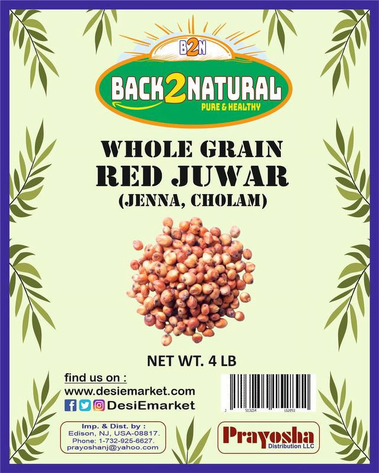 Back2Natural Red Sorghum ( Whole Grain) (Cholam | Red Cholam | Sivappu ...