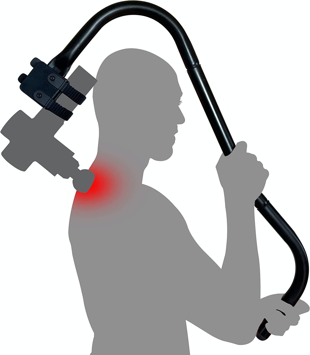BackBadger Percussive Massage Gun Holder for Back, Compatible with Most ...