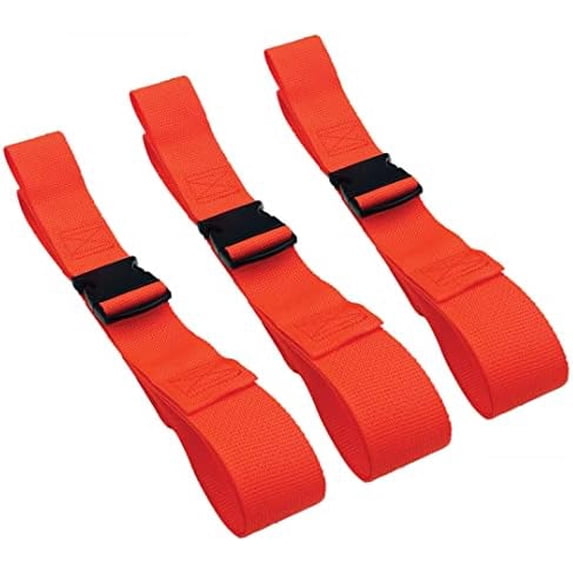 Backboard Straps with Plastic Buckle and Loops, 5 Feet Straps for Spine ...